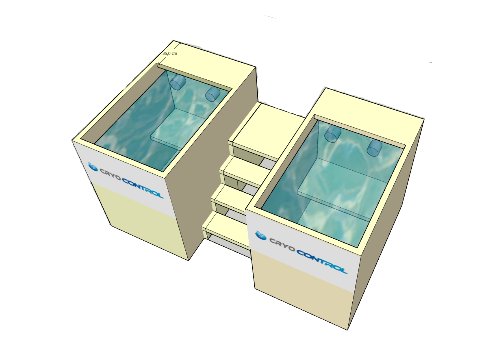 Le bain froid fixe et durable "Gamme FORM" | CRYO CONTROL